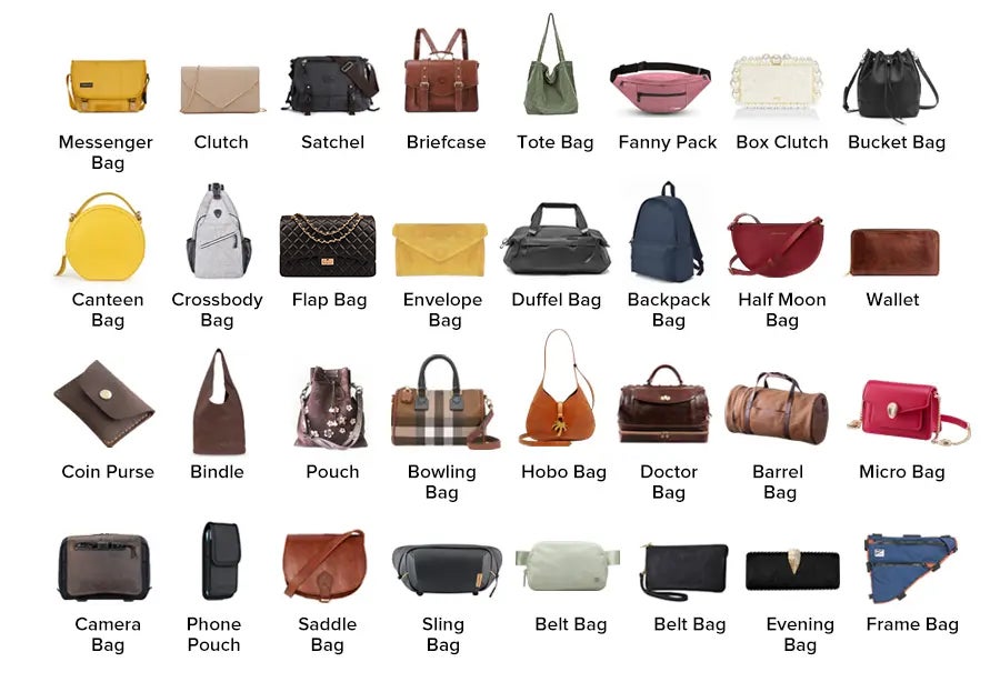 purse shape names